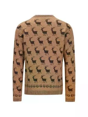 Moncler Reindeer-intarsia Sweater
