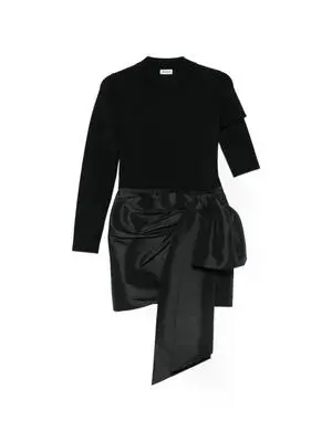 Simkhai Tedda Bow-detail Mini Dress - Black