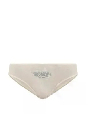 Hanro Belen Lace-embellished Cotton Briefs