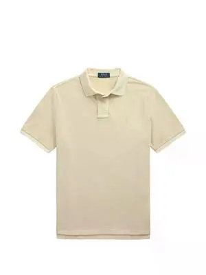 Polo Ralph Lauren Logo-embroidered Piqué Polo Shirt - Neutrals