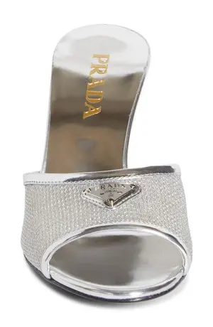 Prada Mesh Slide Sandal