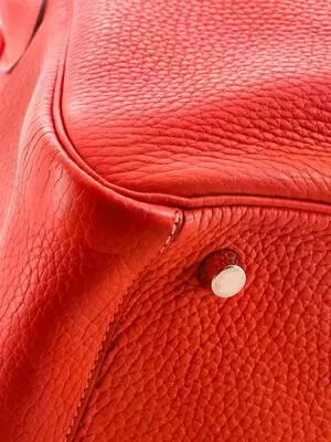 Hermès Lindy Bag Clemence 30 Shoulder Bag - Red