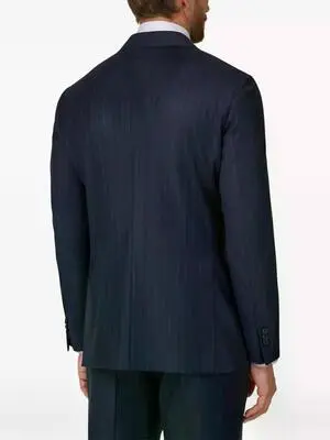 Boggi Milano Suit Pinstripe In S130 Wool