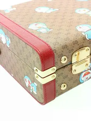 Gucci 2000-2015 Micro Gg Supreme Doraemon Case Vanity Bag