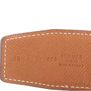 Hermès Constance Reversible Belt Leather Wide - Black
