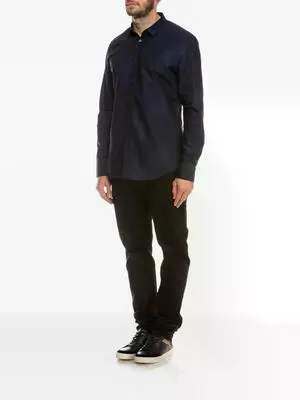 BIKKEMBERGS Geometric-pattern Long-sleeve Shirt