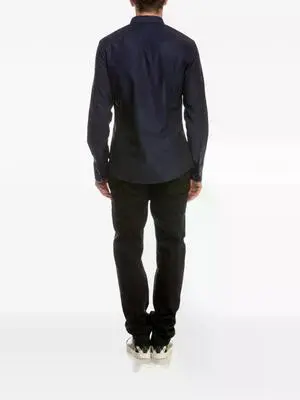 BIKKEMBERGS Geometric-pattern Long-sleeve Shirt