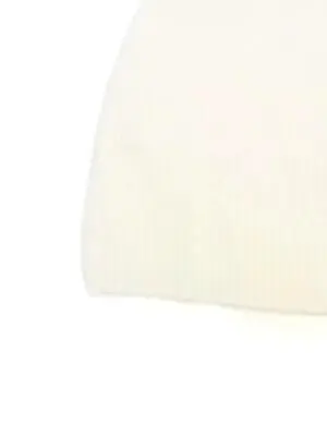 Loulou De Saison Yana Ribbed-knit Beanie Hat - Neutrals