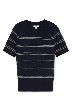 REISS Sabrina Short Sleeve Sweater