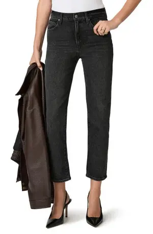 Paige Reece High Waist Slim Straight Leg Jeans