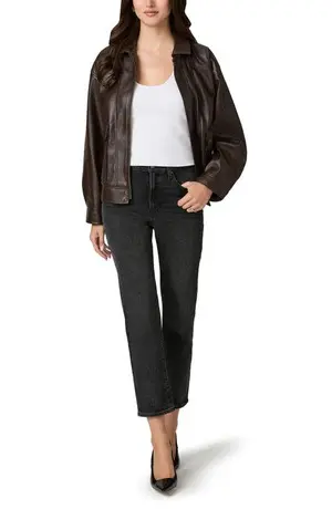 Paige Reece High Waist Slim Straight Leg Jeans
