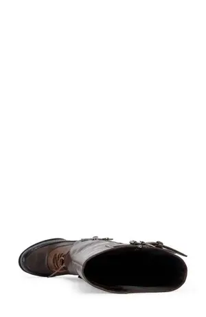 AZALEA WANG Cinder Faux Leather Knee High Boot