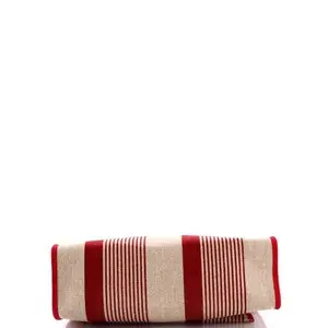 Hermès Herbag Zip H Vibration Toile And Leather 31 - Red