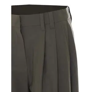 Brunello Cucinelli Tropical Luxury Wool Pants
