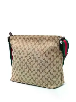 Gucci 2016-2026 Gg Canvas Web Crossbody Bag