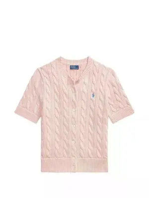 Polo Ralph Lauren Cable-knit Short-sleeve Cardigan