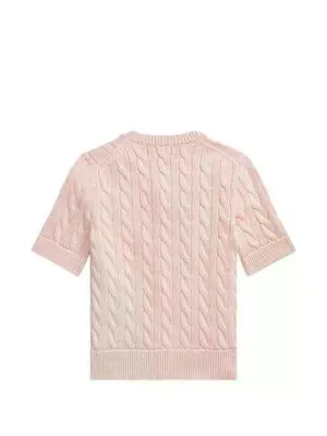 Polo Ralph Lauren Cable-knit Short-sleeve Cardigan