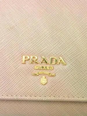 Prada 2024 Saffiano Lux Wallet On Chain Long Wallets