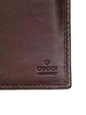 Gucci 2000-2015 Guccissima Bifold Double Wallet Long Wallets