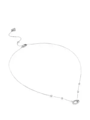 Guess Camden Crystal-embellished Logo-pendant Necklace