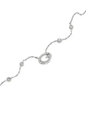 Guess Camden Crystal-embellished Logo-pendant Necklace