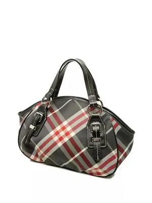 Burberry 2000-2017 Supernova Check Nylon Satchel