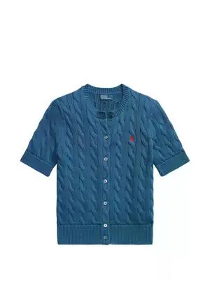 Polo Ralph Lauren Cable-knit Short-sleeve Cardigan