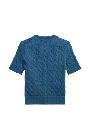 Polo Ralph Lauren Cable-knit Short-sleeve Cardigan