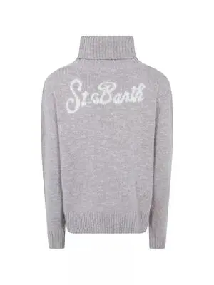 MC2 SAINT BARTH Button-detail Roll-neck Sweater