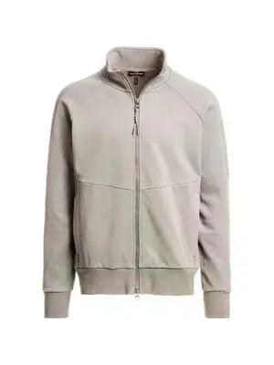 PARAJUMPERS Otgon Logo-tape Zip-up Sweatshirt - Grey