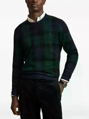 Polo Ralph Lauren Plaid Washable Wool Sweater
