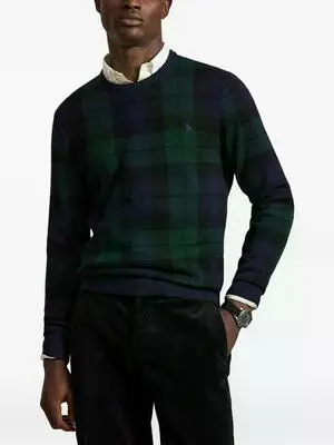 Polo Ralph Lauren Plaid Washable Wool Sweater