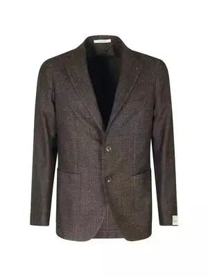 Tagliatore Bouclé-texture Single-breasted Jacket