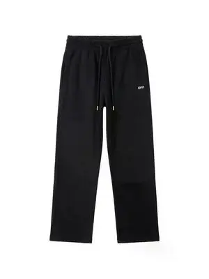Off-White Logo-print Drawstring Track Pants - Black