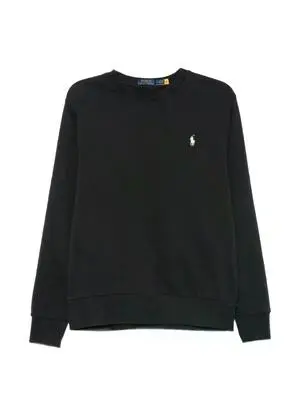 Polo Ralph Lauren Logo-embroidered Crew-neck Sweater - Blue
