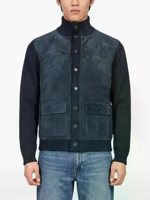 MANIFATTURE DEL NORD Ribbed-knit Cardigan