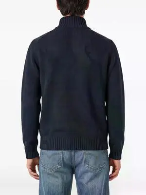 MANIFATTURE DEL NORD Ribbed-knit Cardigan