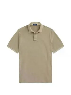 Polo Ralph Lauren Classic Fit Mineral-dyed Mesh Polo Shirt - Neutrals