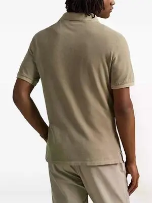 Polo Ralph Lauren Classic Fit Mineral-dyed Mesh Polo Shirt - Neutrals