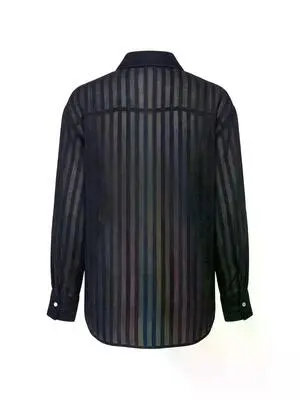 SELECTED Toran Oversized Striped Shirt