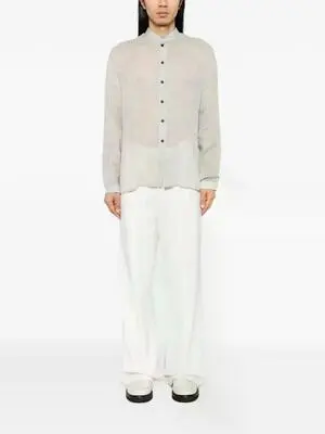 TESSITURA Mandarin-collar Shirt