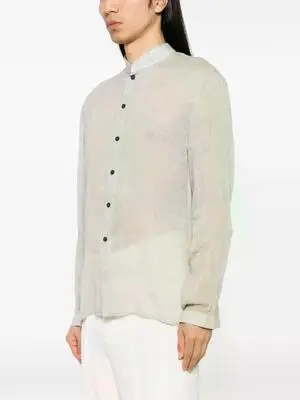 TESSITURA Mandarin-collar Shirt