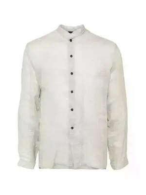 TESSITURA Mandarin-collar Shirt - Grey