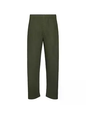 Issey Miyake Slash Pleated Trousers - Black