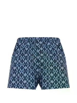 Hanro Geometric-print Cotton Boxers
