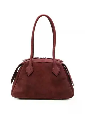 MINOBOSSI Angie Suede Shoulder Bag - Red