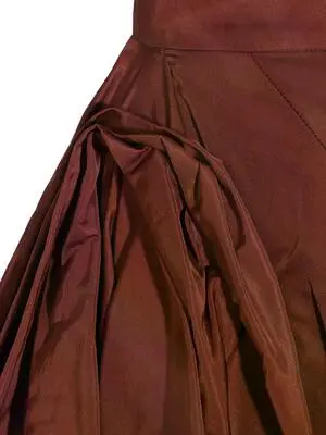 Max Mara Silk-blend Midi Skirt