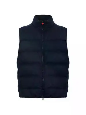 Kiton Padded Gilet - Blue
