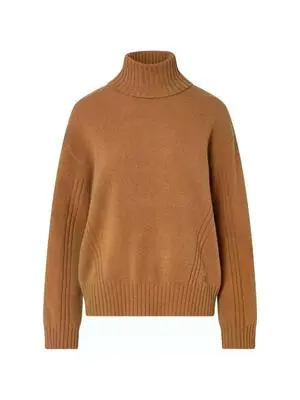 Liu Jo Turtleneck Sweater In Wool - Neutrals