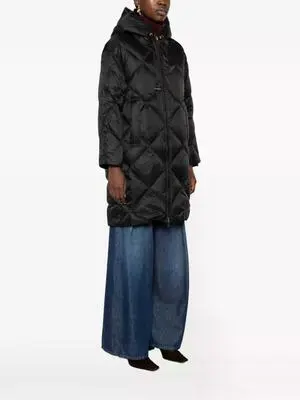 Max Mara Quilted Hooded Jacket